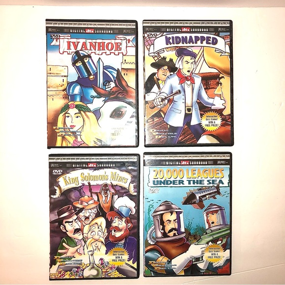 Media | Vintage 1999 Collectors Classic Animation Dvd Bundle Of 4 ...